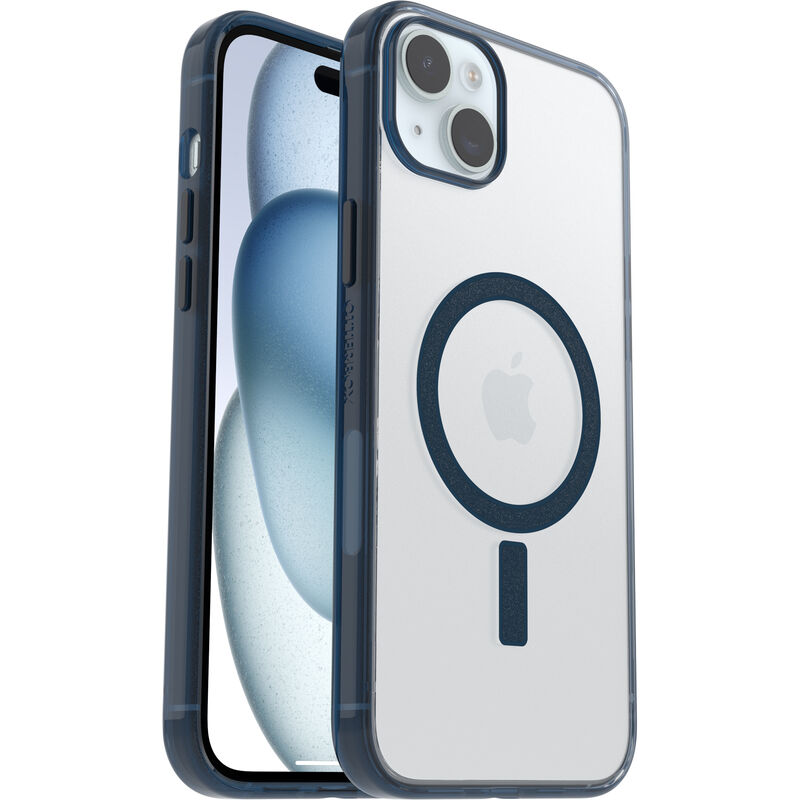 Blue Clear and Color iPhone 15 Plus Case | OtterBox Lumen Series