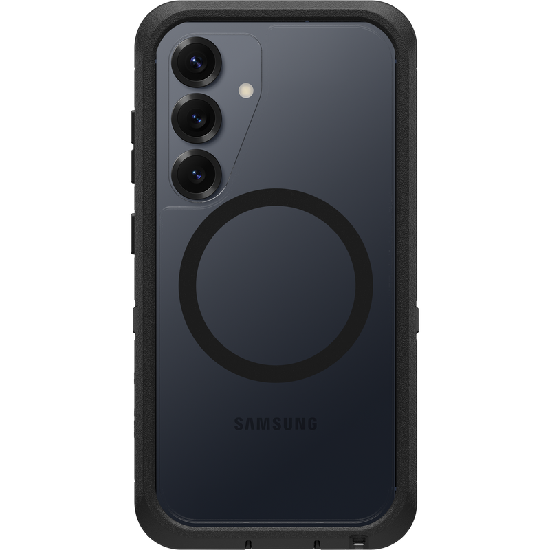 Black Heavy-duty Galaxy S25 case| OtterBox Defender Series XT