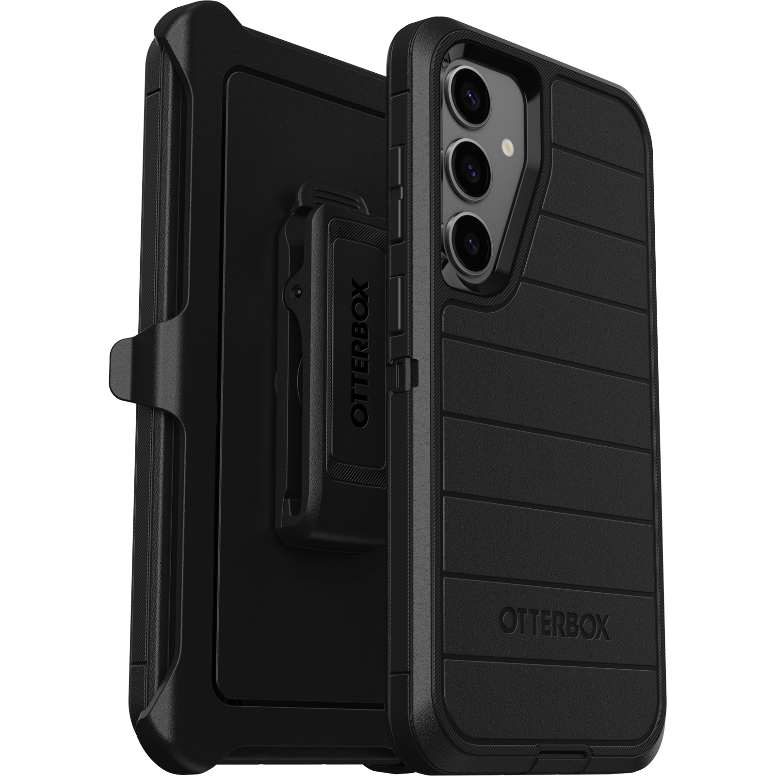 Black Rugged Galaxy S24+ Case | OtterBox Defender Series Pro